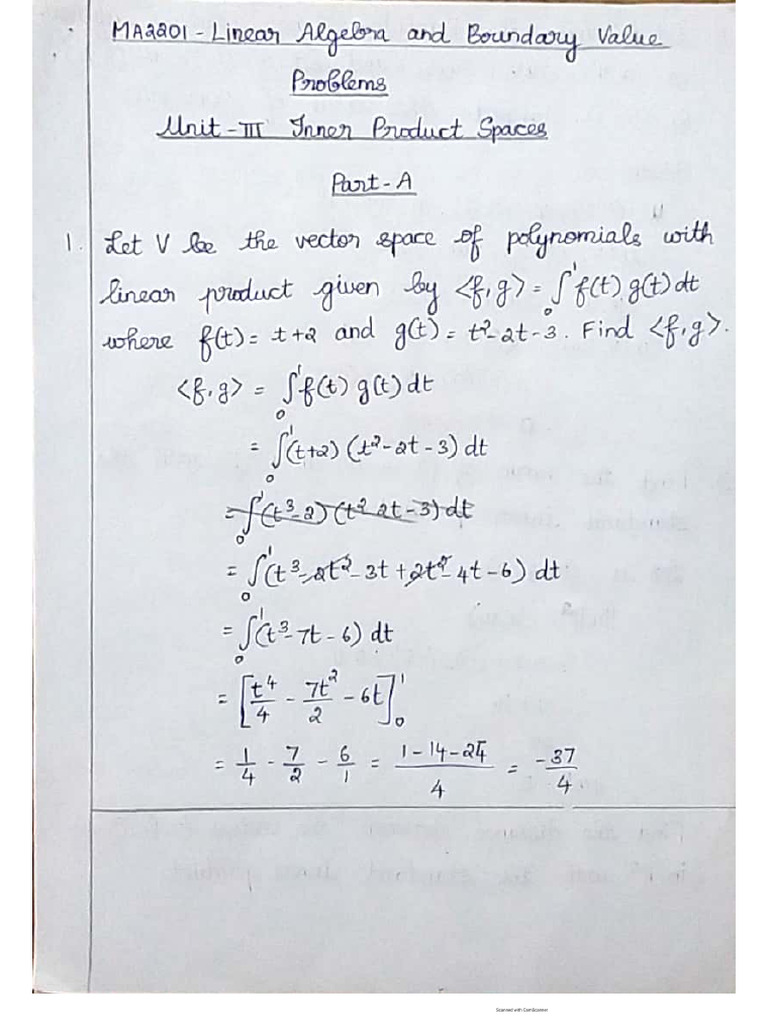 Ma2201 - Unit 3 (2 Marks) | PDF