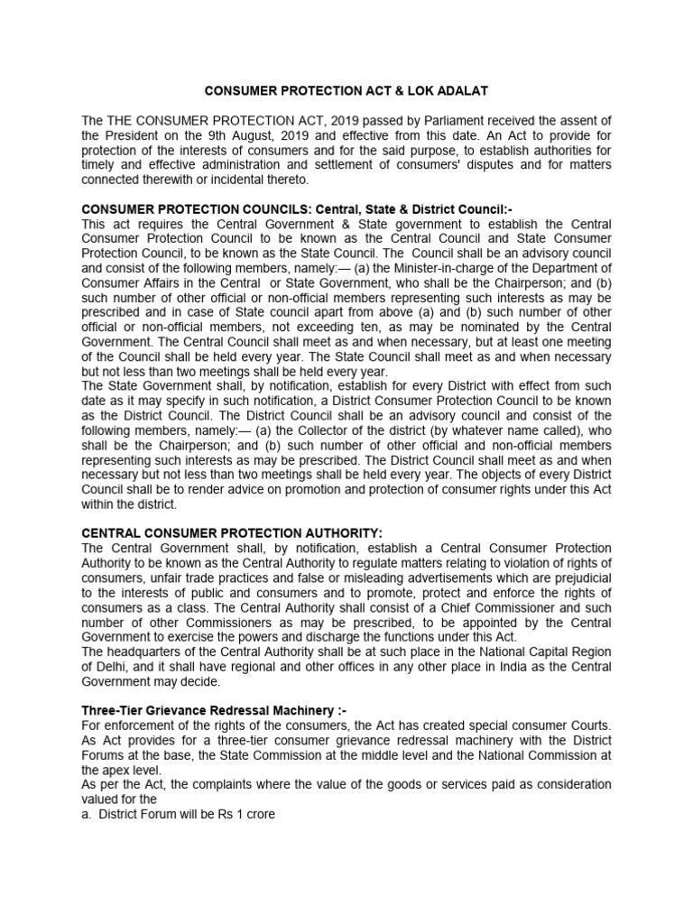 Consumer Protection Pdf Justice Crime Violence