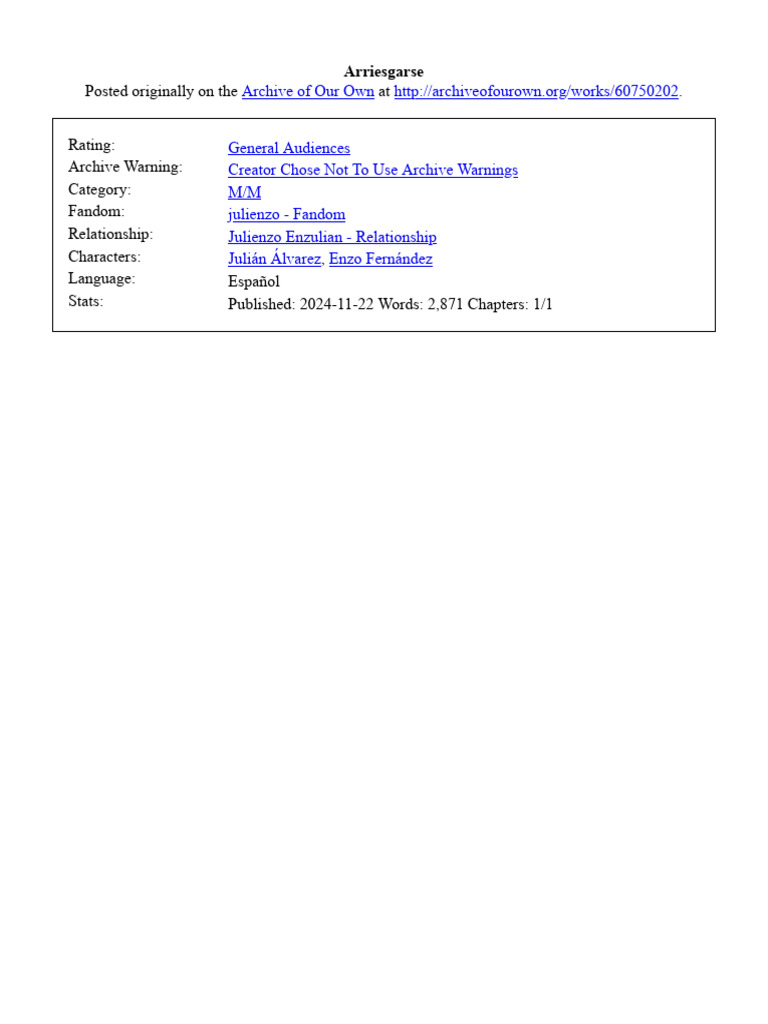 Arriesgarse | PDF