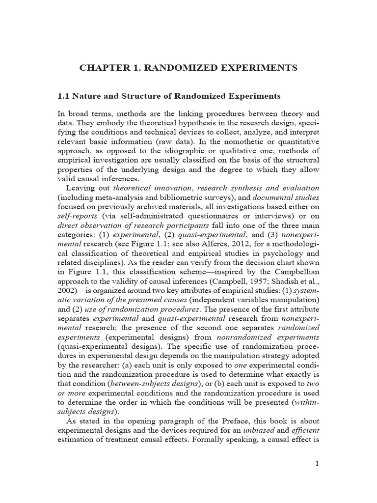 Understanding Randomized Experiments | PDF | Experiment | Validity ...