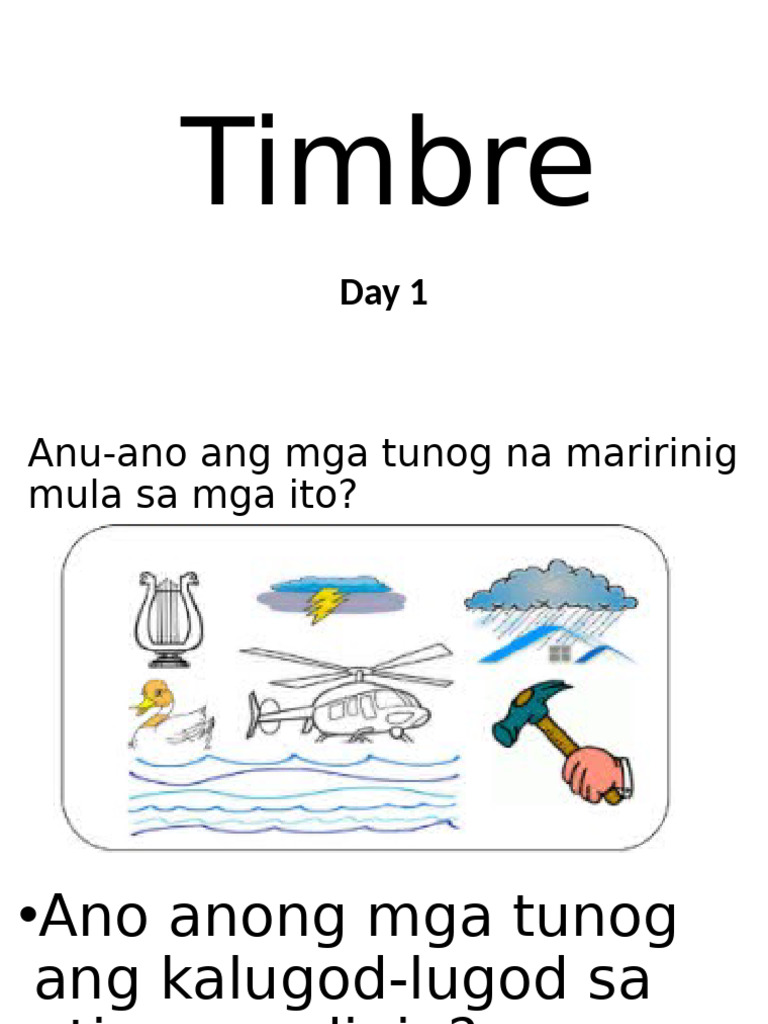 Timbre | PDF