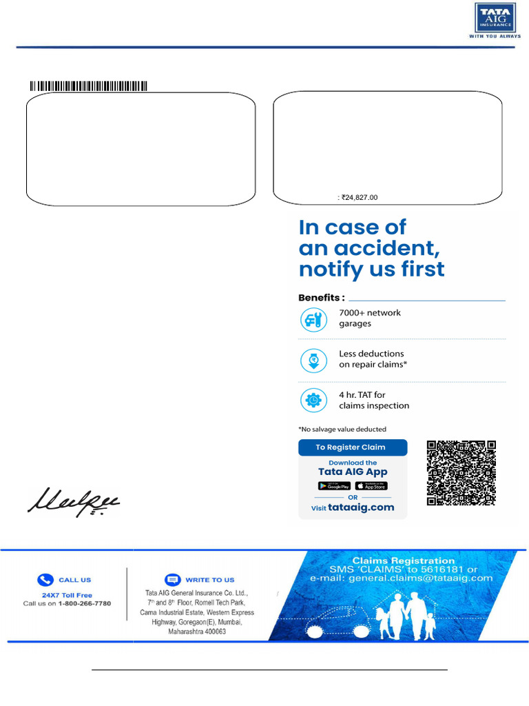 6201811971_PLNB1BRE_202308050194590_Customer_Copy | PDF | Insurance | Deductible