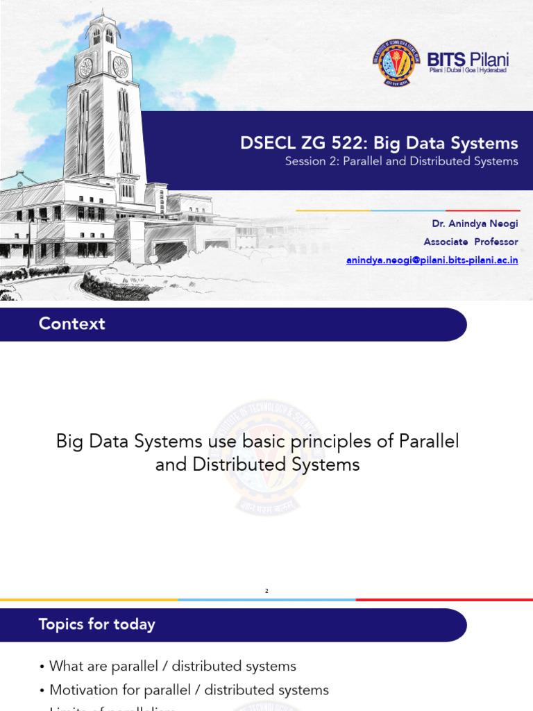BDS-Session-2 | PDF | Computer Cluster | Parallel Computing