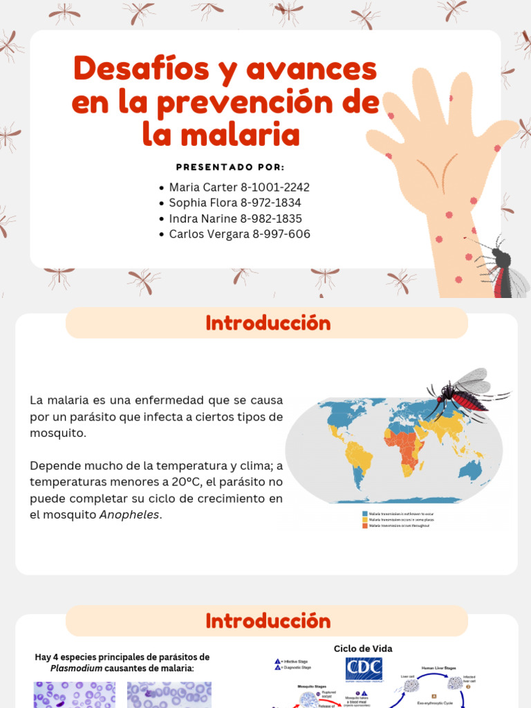 Desafios y Avances en La Prevencion de La Malaria | PDF | Malaria | Plasmodium
