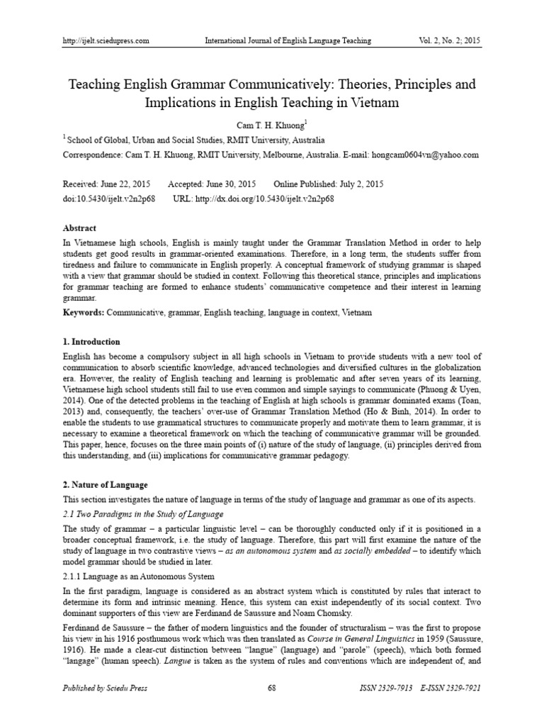 Teaching English Grammar Communicatively | PDF | Linguistics | Grammar