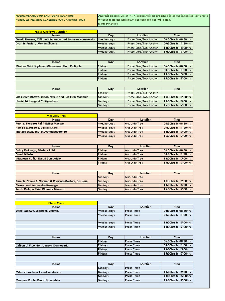 January 2025 Schedule A4 COLOR | PDF