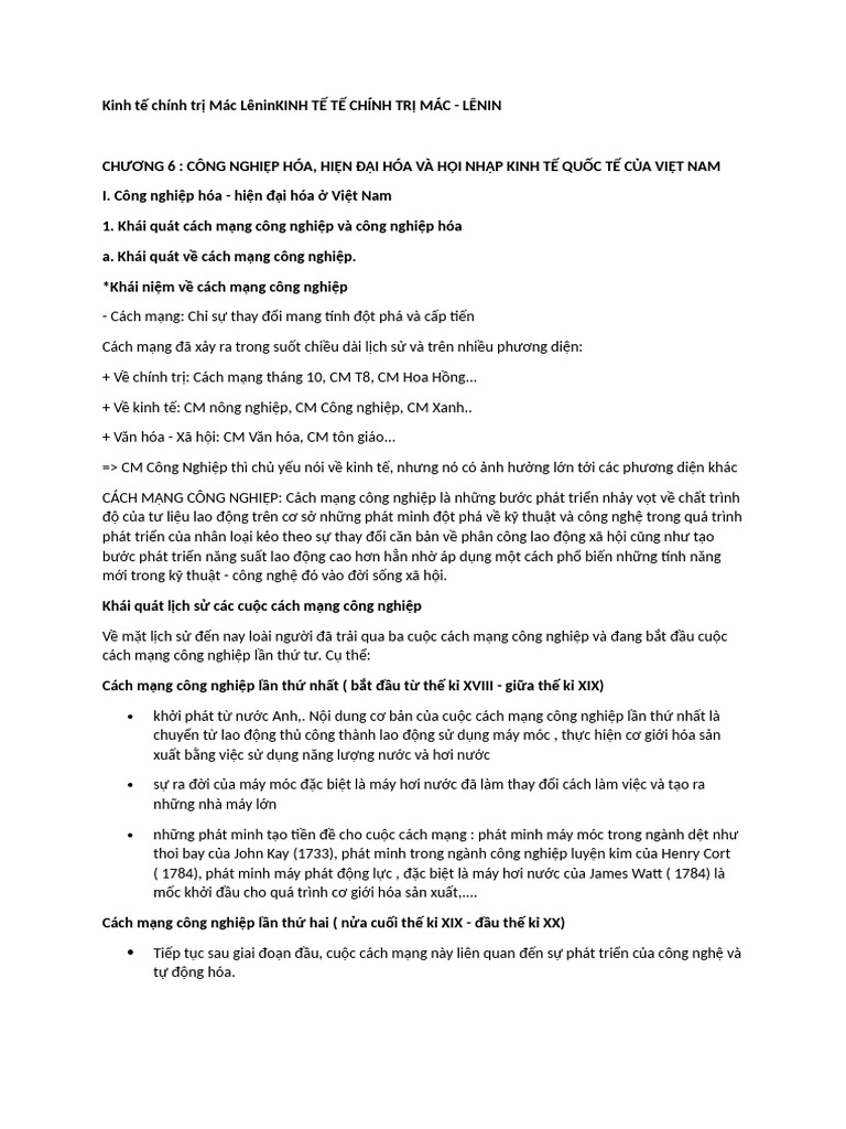 N I Dung KTCT Mác Lênin | PDF