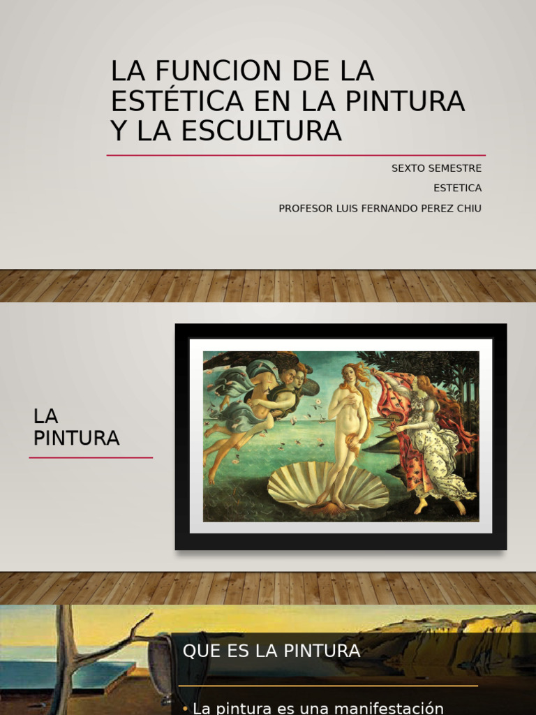 La Funcion de La Estetica en La Pintura y Escultura | PDF