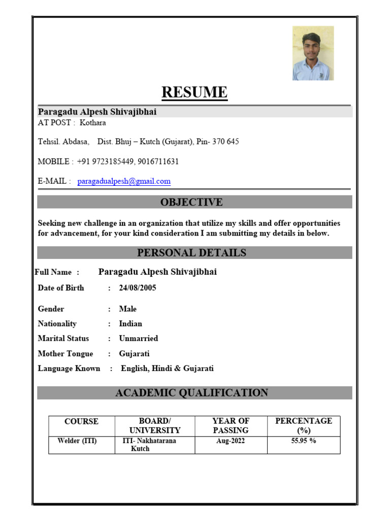 Alpesh Resume | PDF