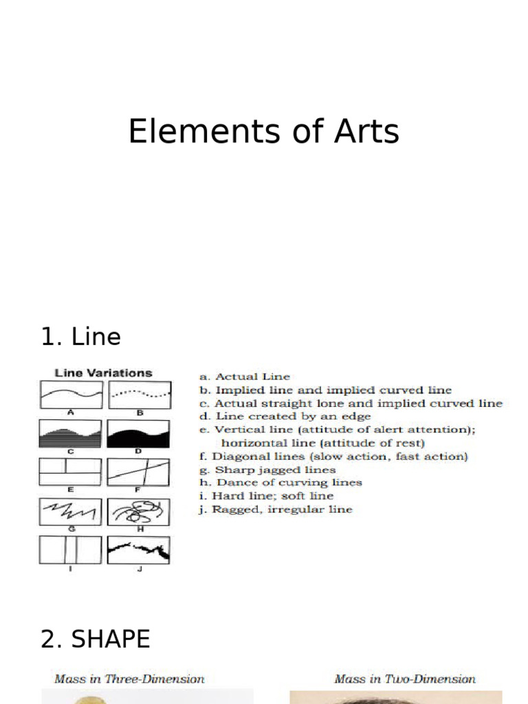 Elements of Arts | PDF