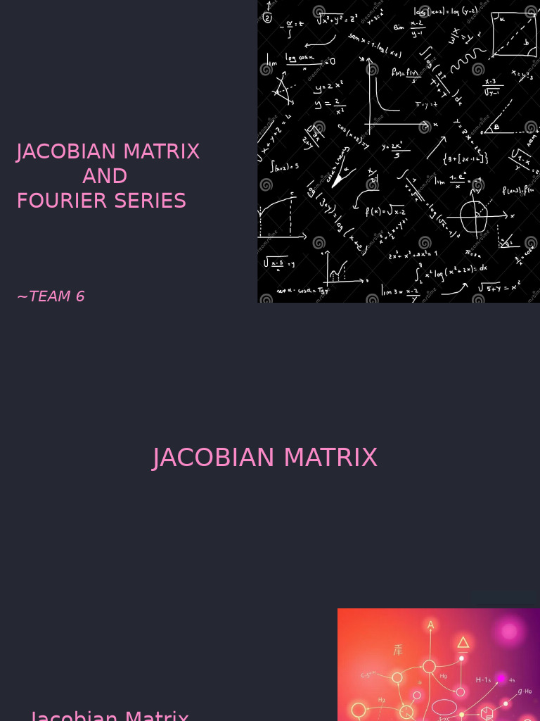 Jacobian Matrix and Fourier Series[1][1] | PDF | Fourier Series | Derivative