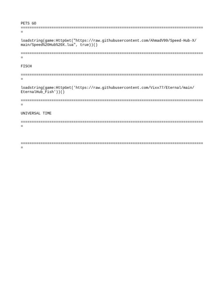 Roblox Script Loaders for Games | PDF