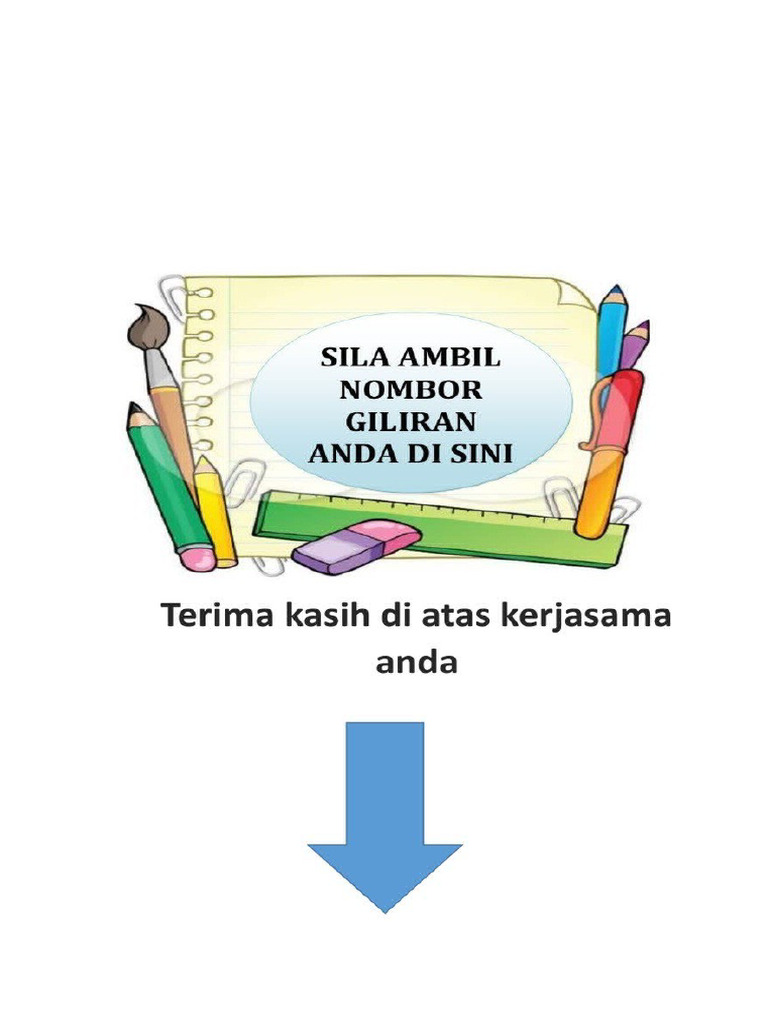Sila Ambil No Giliran Di Sini | PDF