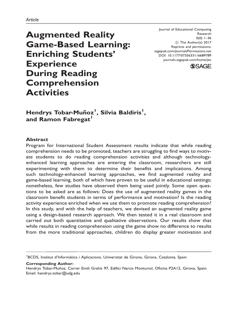 Tobar-Muñoz, Baldiris, Fabregat - 2017 - Augmented Reality Game-Based Learning Enriching ...