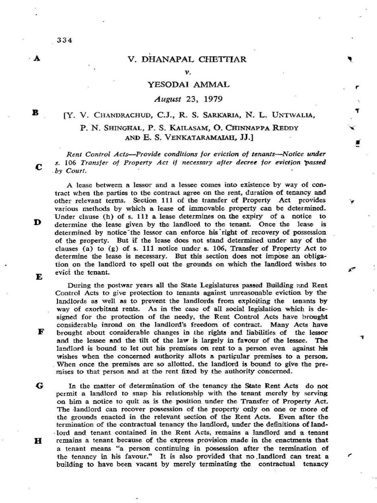 23, 1979 (Y. V. R. S N. P. N. P. S 0. E. S.: V. Dhanap Al Chettiar ...