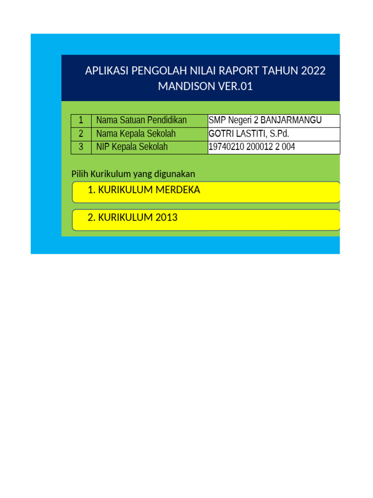 Aplikasi Olah Nilai Rapor - Ips 8a SMT Gasal 20232024 | PDF