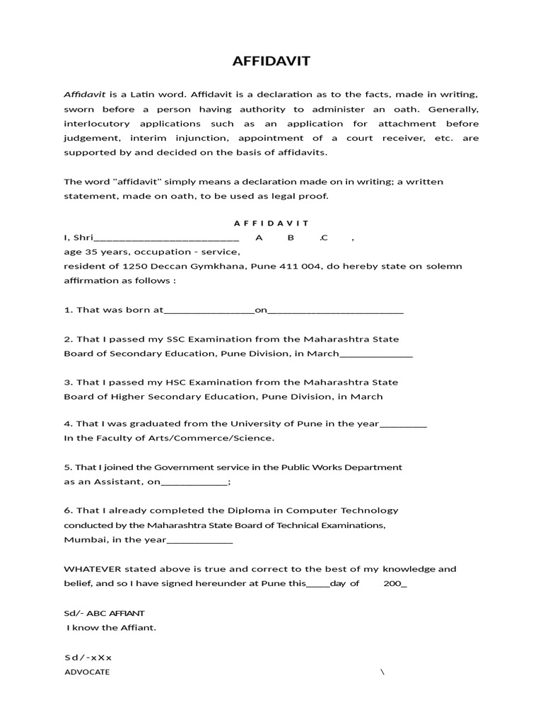 Affidavit-3-Affidavits-Miscellaneous-360 | PDF
