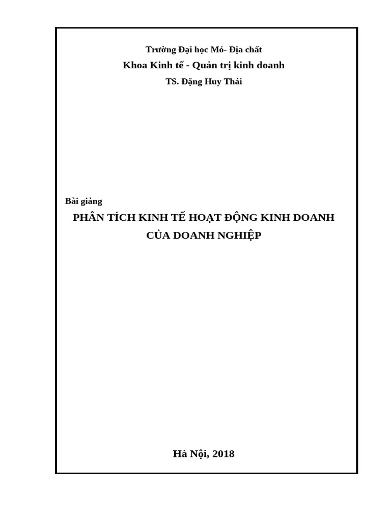 Bài giảng PTKT | PDF