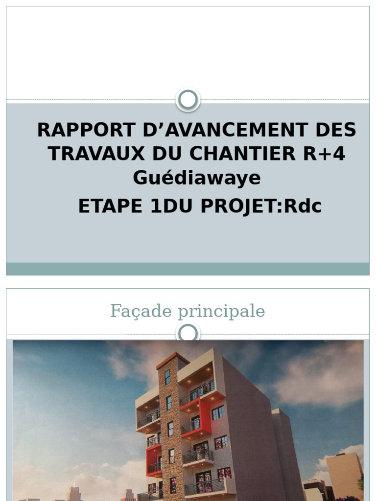 Modele Rapport de Chantier | PDF