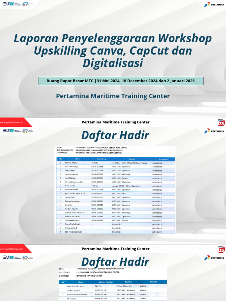 Laporan Upskilling | PDF