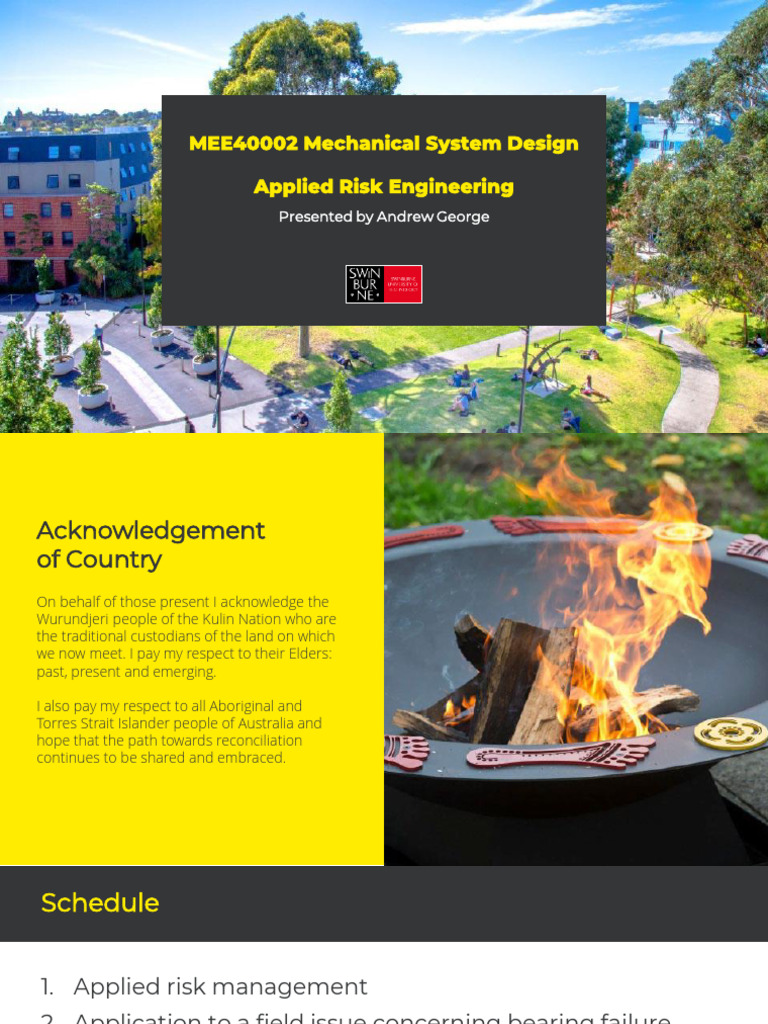 Lecture 10 MEE40002 Applied Risk Engineering 2023 | PDF | Risk | Risk ...