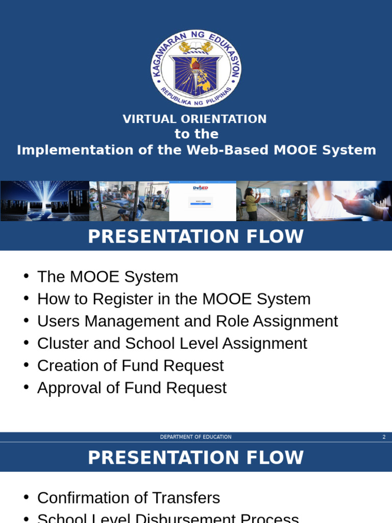 2022 MOOE System Virtual Orientation | PDF