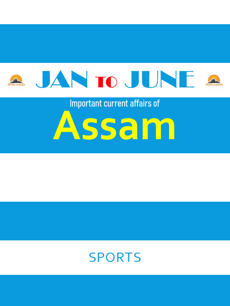 Assam Current Affairs - June 2024 | PDF