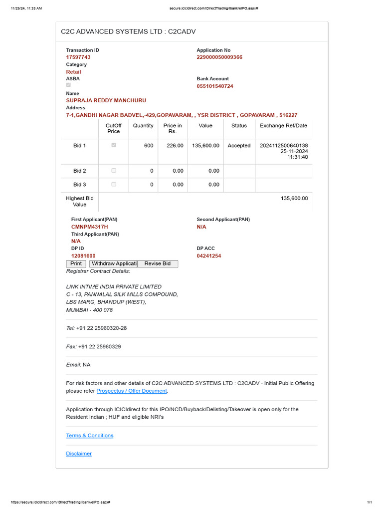 IDirectTrading Ibank eIPO - Aspx# | PDF | Initial Public Offering | Financial Economics
