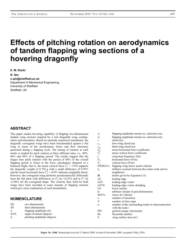 Effects of Pitching Rotation On Aerodynamics | PDF | Fluid Dynamics ...