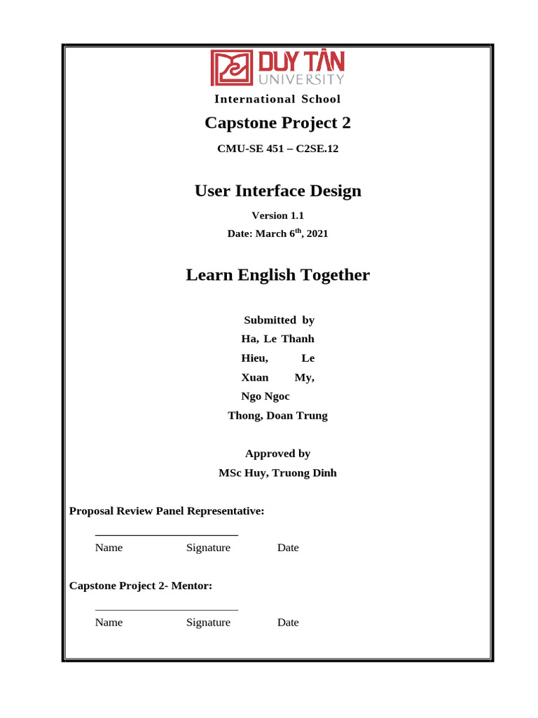 7 - C2SE12 User Interface Design - LET - Ver1.0 2 | PDF | Cyberspace ...