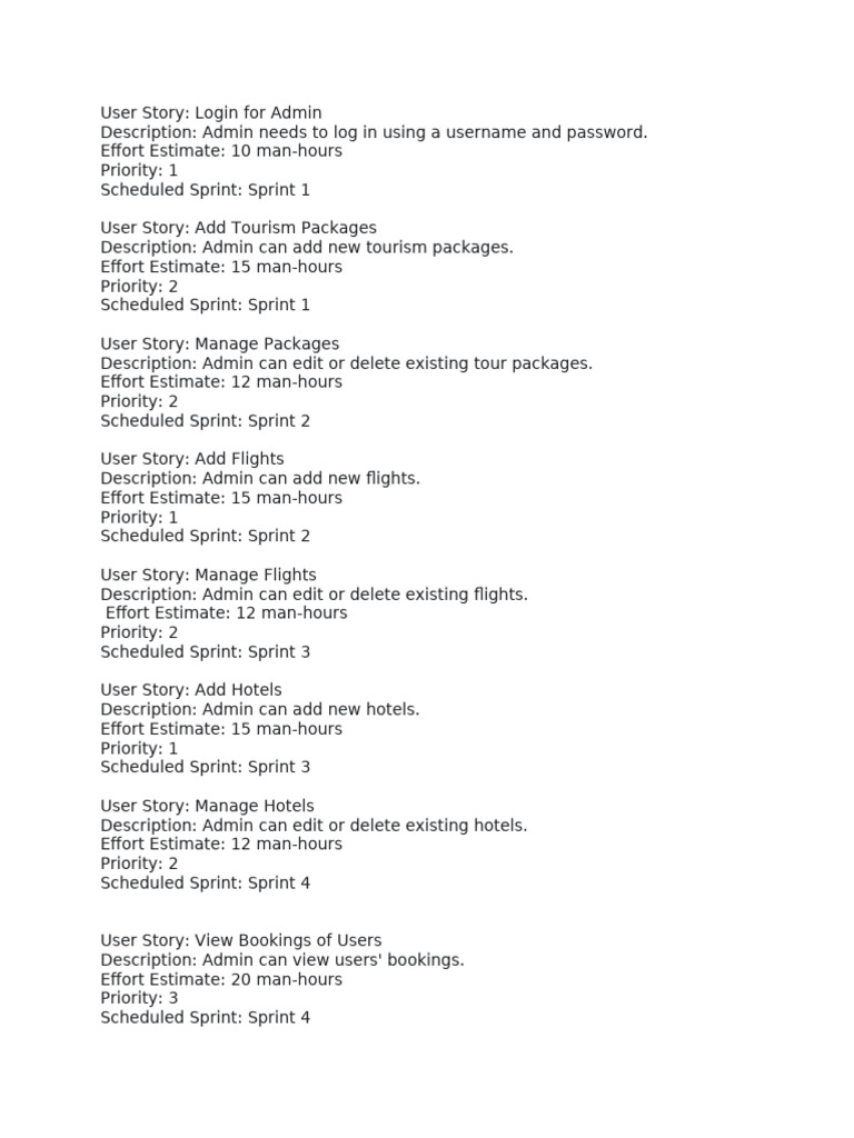 User Story | PDF | Login | User (Computing)