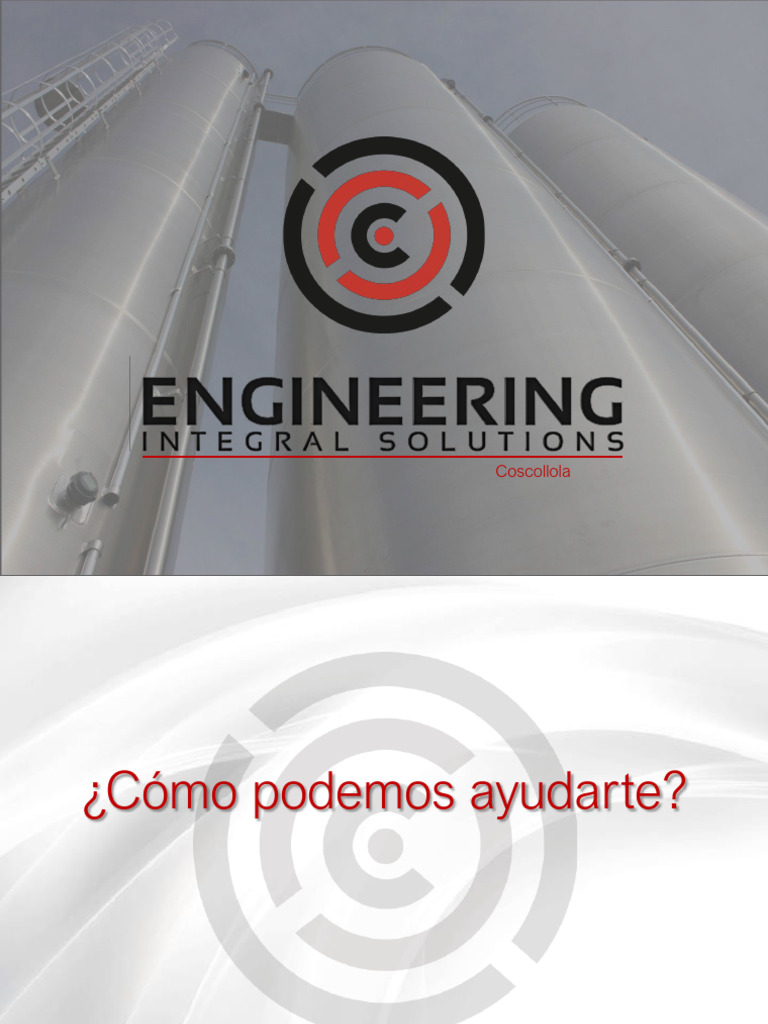 COSCOLLOLA ENGINEERING Presentacion | PDF | Transporte | Acero