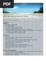 Wall Wash Test Procedures and Analysis | PDF | Chlorine | Chemical ...