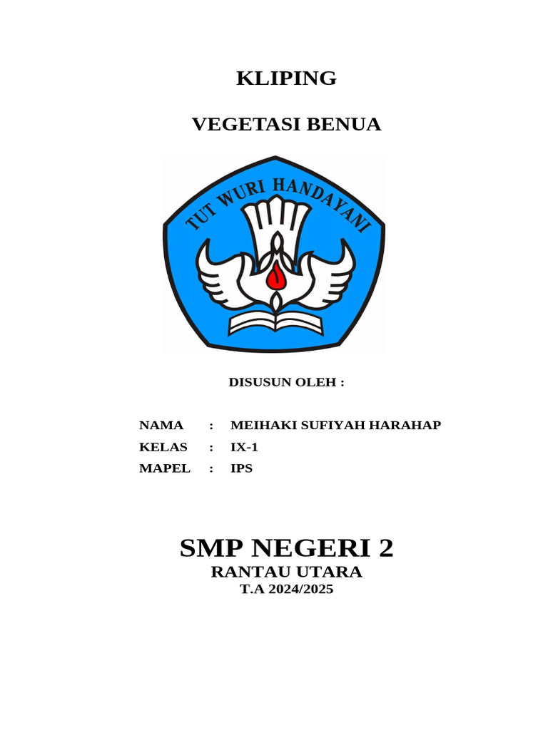 Kliping Vegetasi Meihaki Sufiyah Harahap | PDF