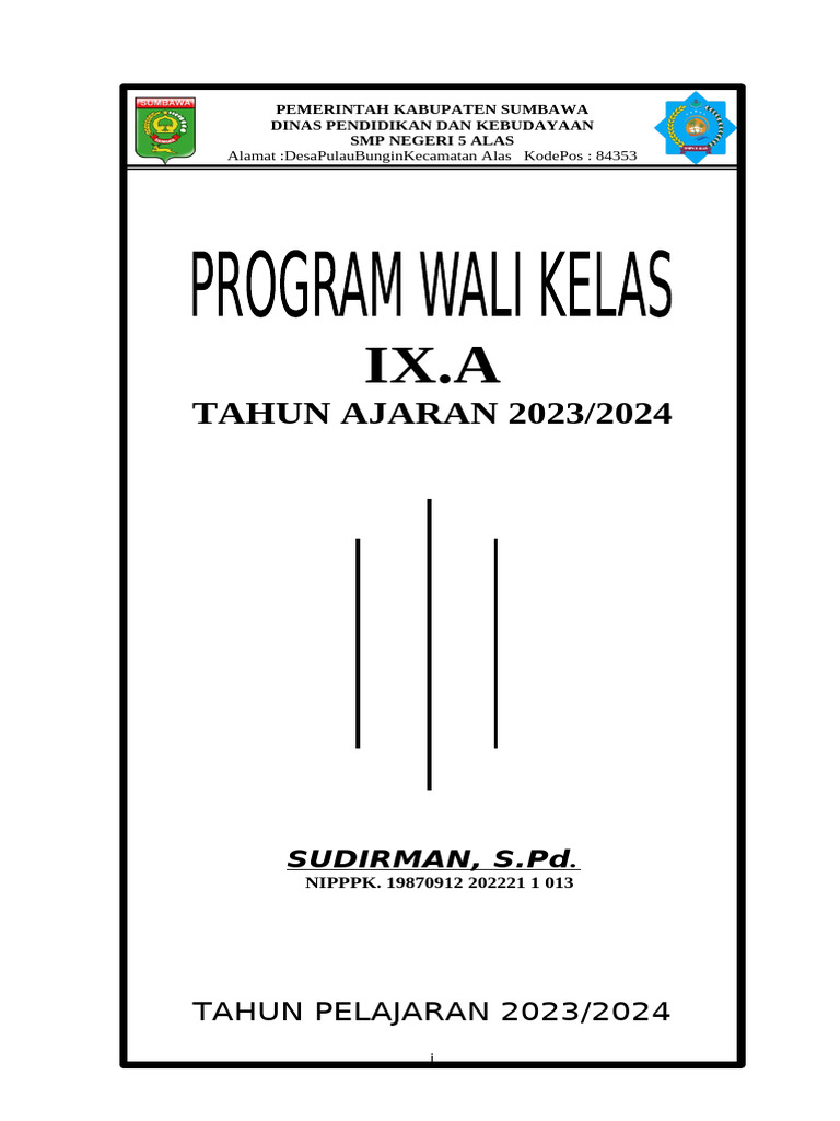 Program Wali Kelas | PDF