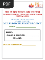 Acknowledgement..certificate FOR PROJECT | PDF