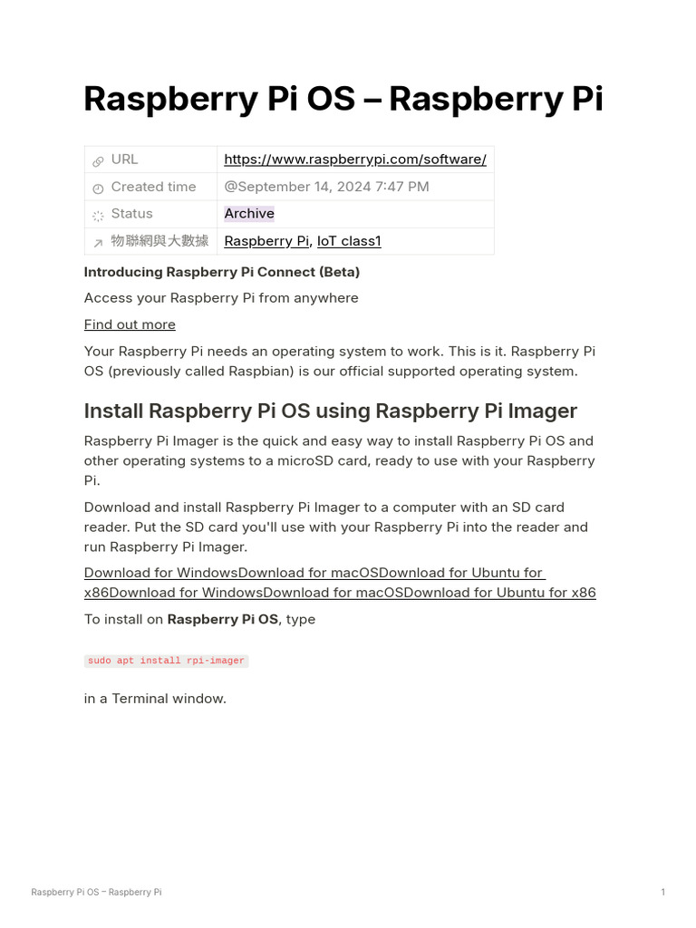 222 | PDF | Raspberry Pi | Operating System