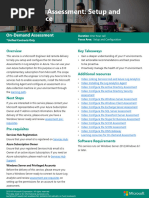 Microsoft Ondemand Setupassessment Guide | PDF | Microsoft Azure | Share Point
