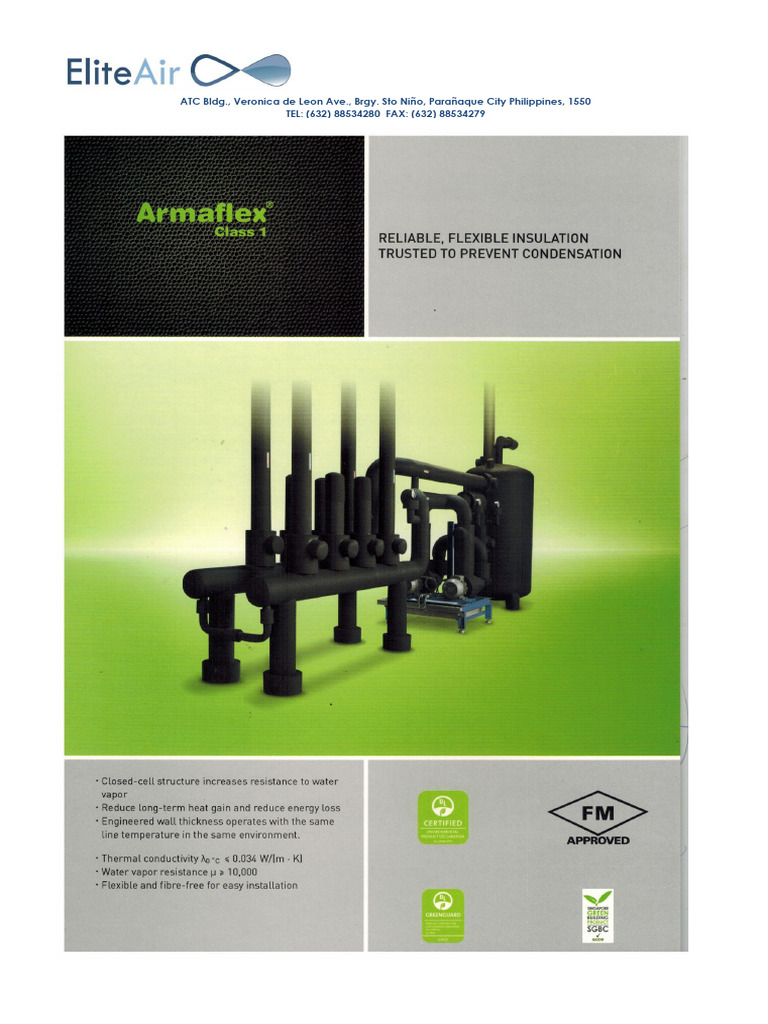 Armaflex Class 1 Insulation | PDF