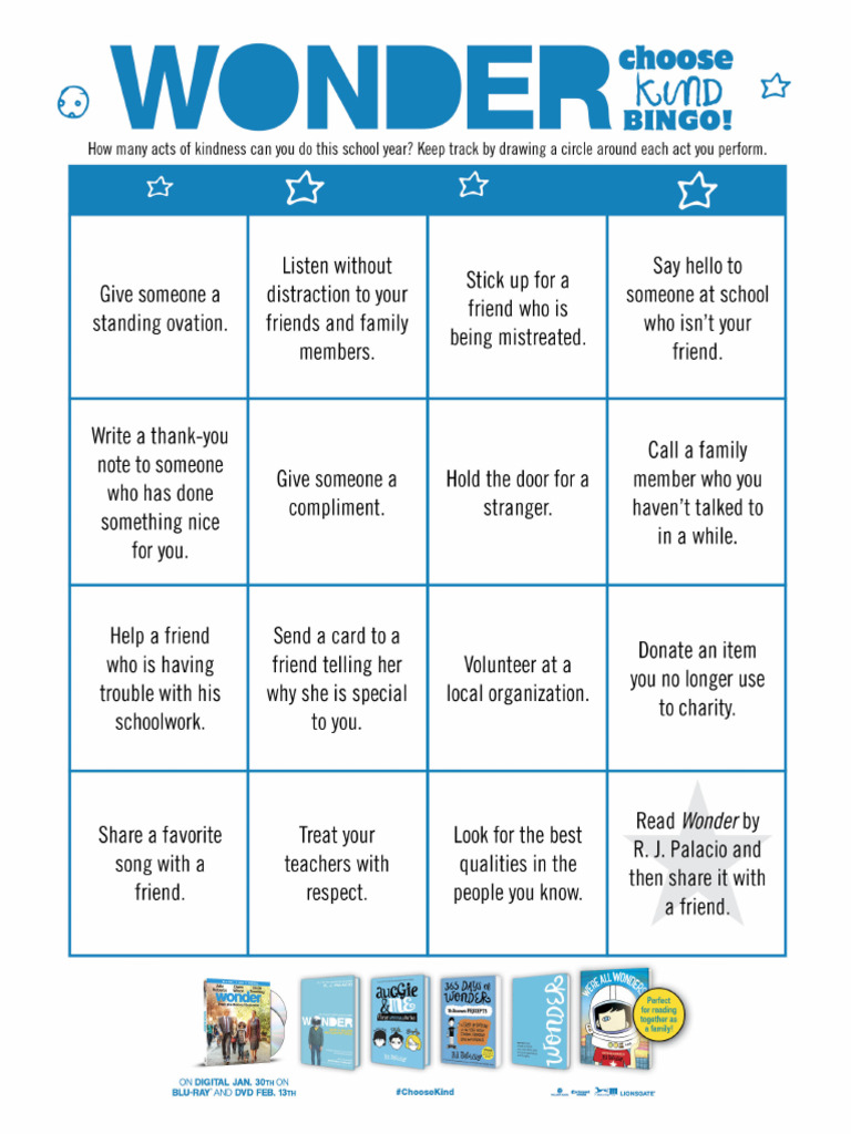 Wonder Downloads Bingo | PDF