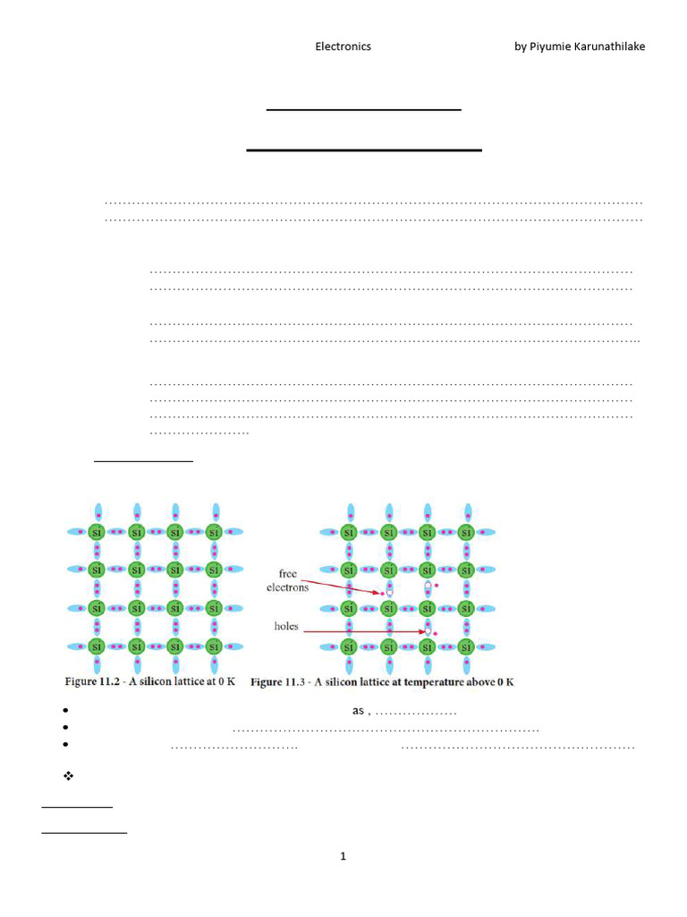 ELECRONICS GRADE 11 FINAL | PDF | Semiconductors | Electrical Components