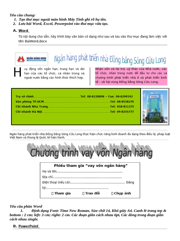 De Thi Thuc Hanh Tin Hoc Co Ban 7 | PDF