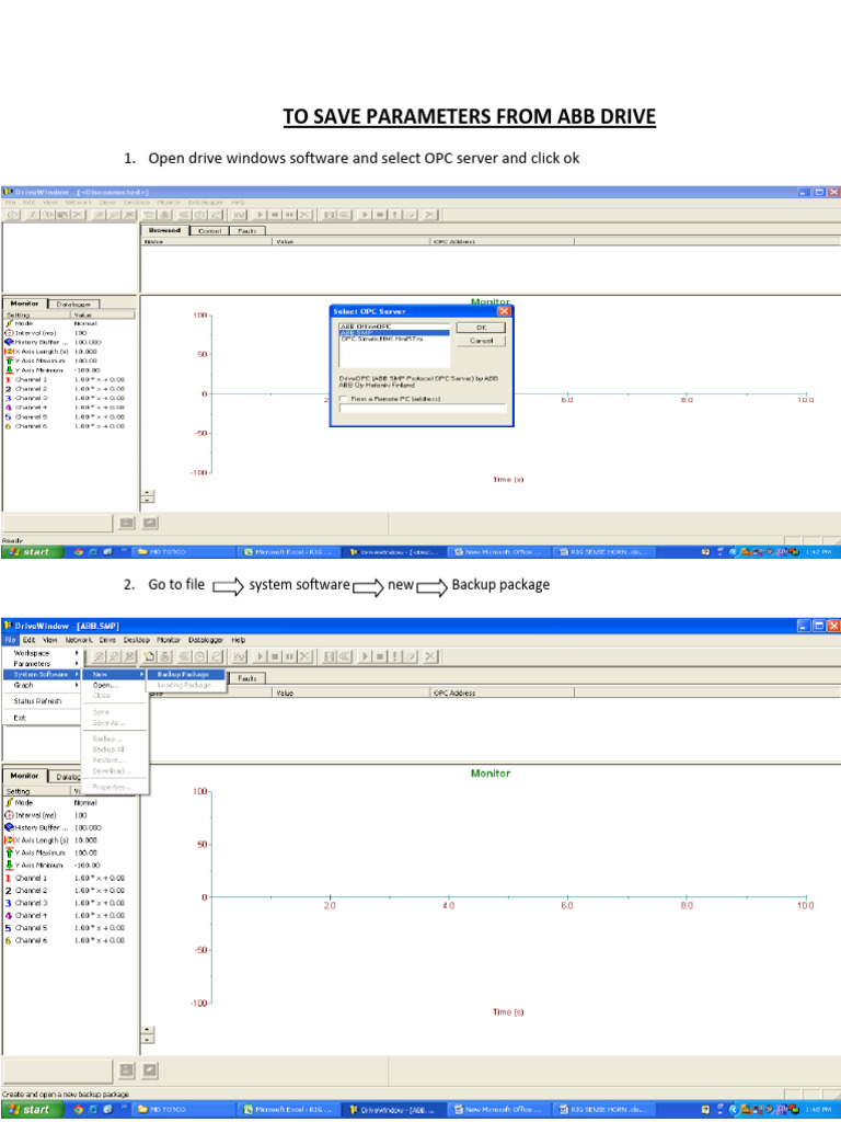 Saving Parameters From Drive | PDF