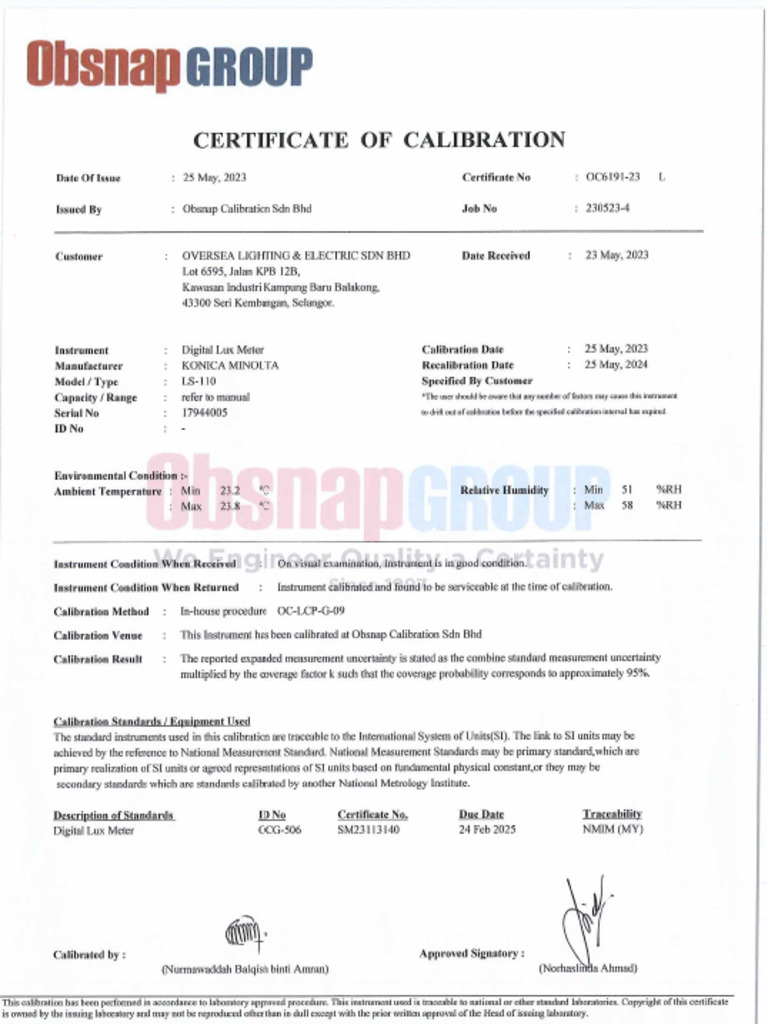 Cal. Cert LS-110 Exp 25.5.24 | PDF