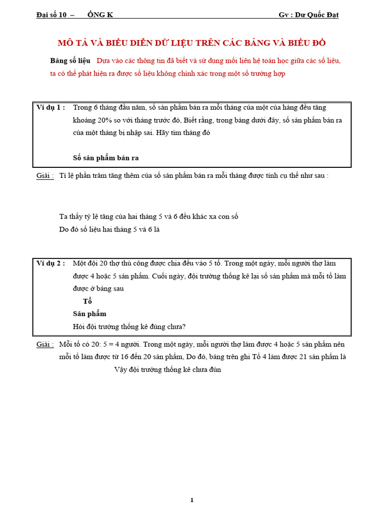 Mo Ta Bieu Dien So Lieu Tren Bang Bieu Do | PDF