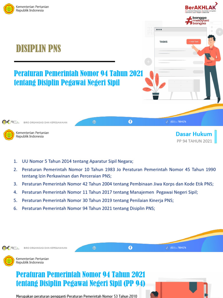 Disiplin PNS - PP 94 Tahun 2021 | PDF