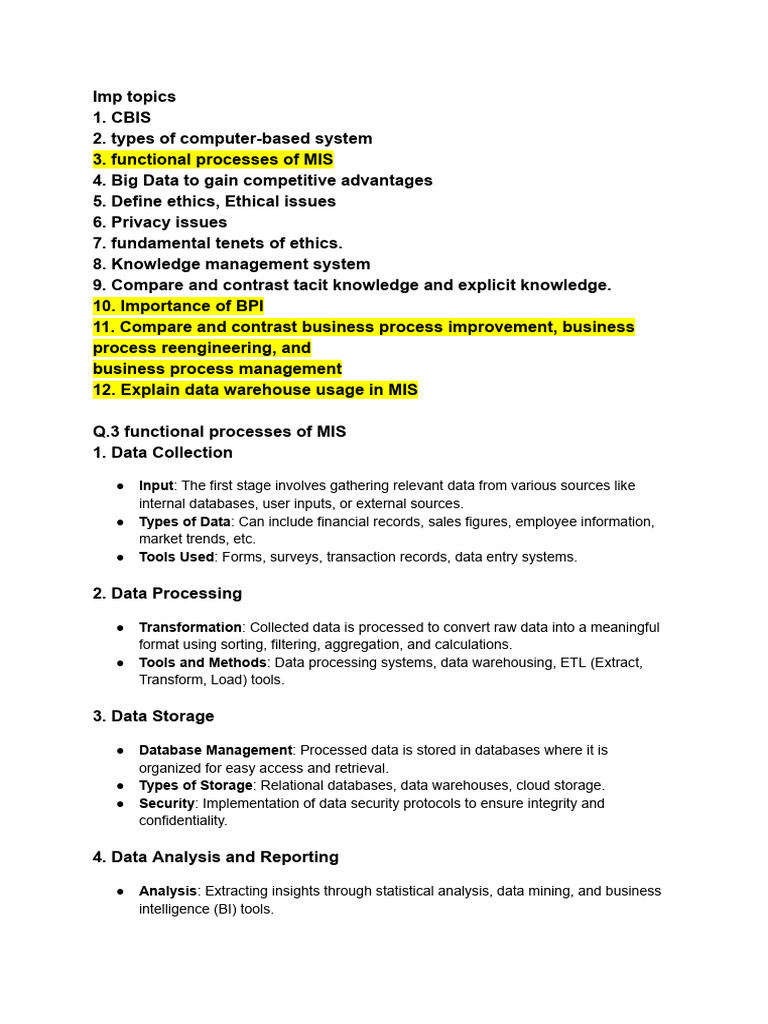 Mis | PDF | Data Warehouse | Data