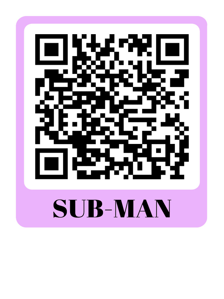 Sub Man | PDF