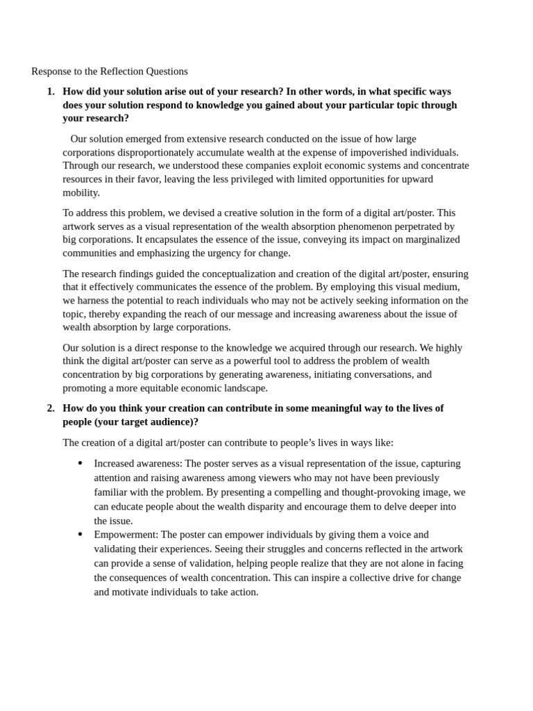 Project Part 2 | PDF | Globalization | Economic Inequality