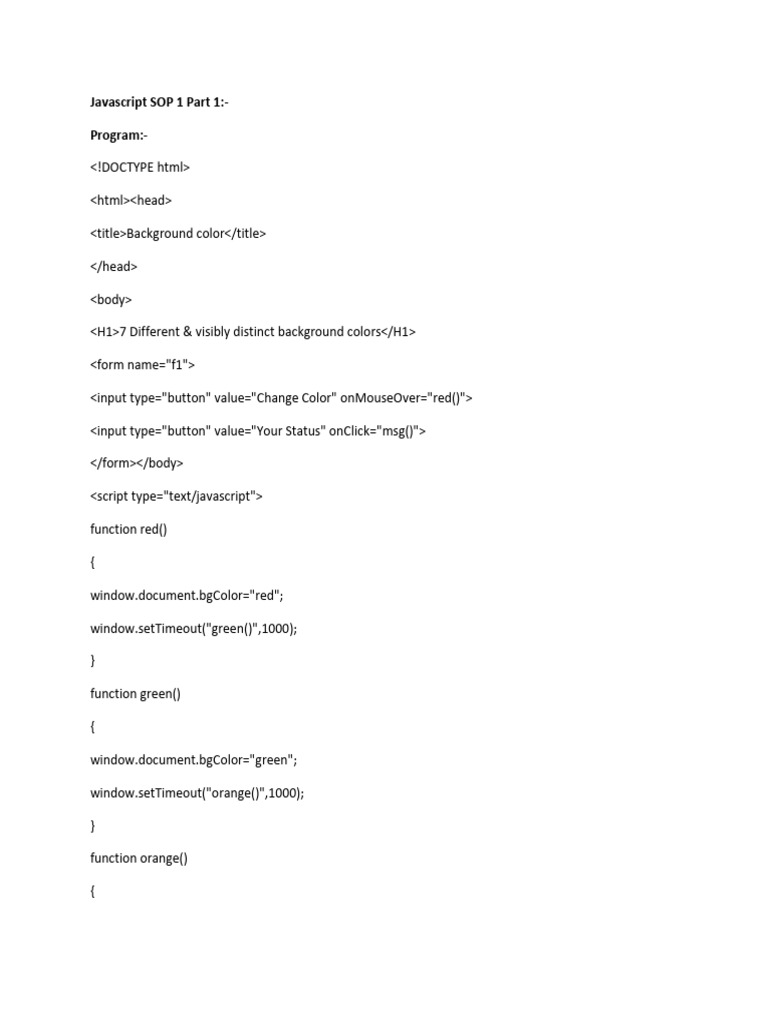 PDF For IT Practical (JS & PHP) | PDF | Php | Java Script